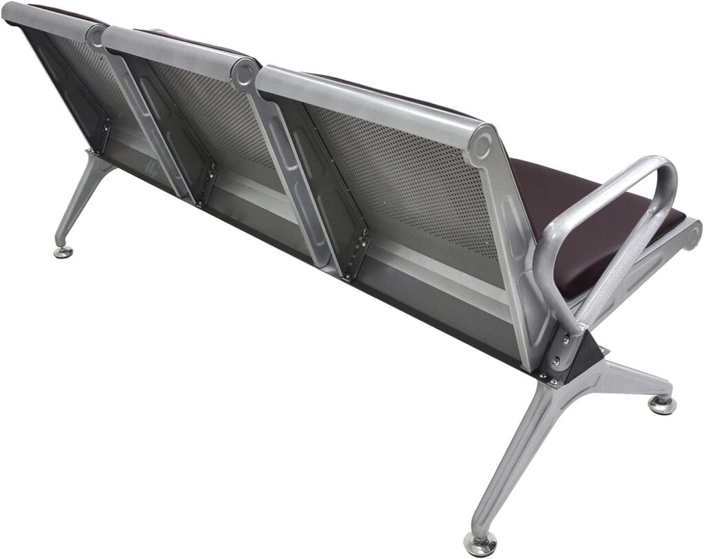 Heavy-duty padded office bench – Nicmaa Furniture