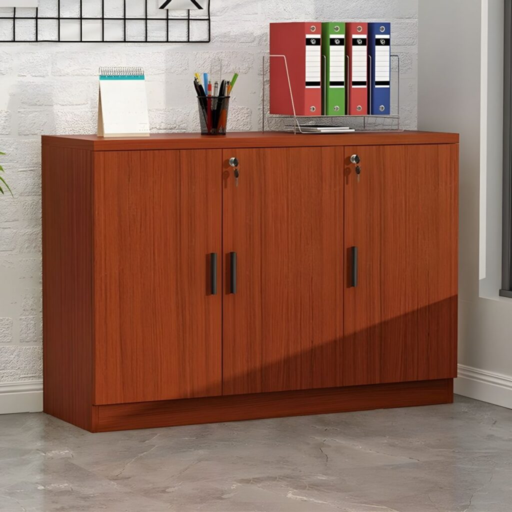 Wooden Office Credenza – Nicmaa Furniture