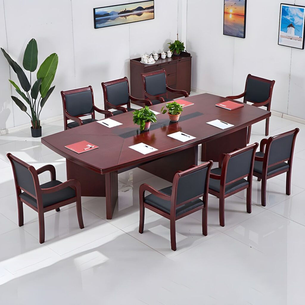 2.4M Executive Mahogany Boardroom Office Table – Nicmaa Furniture