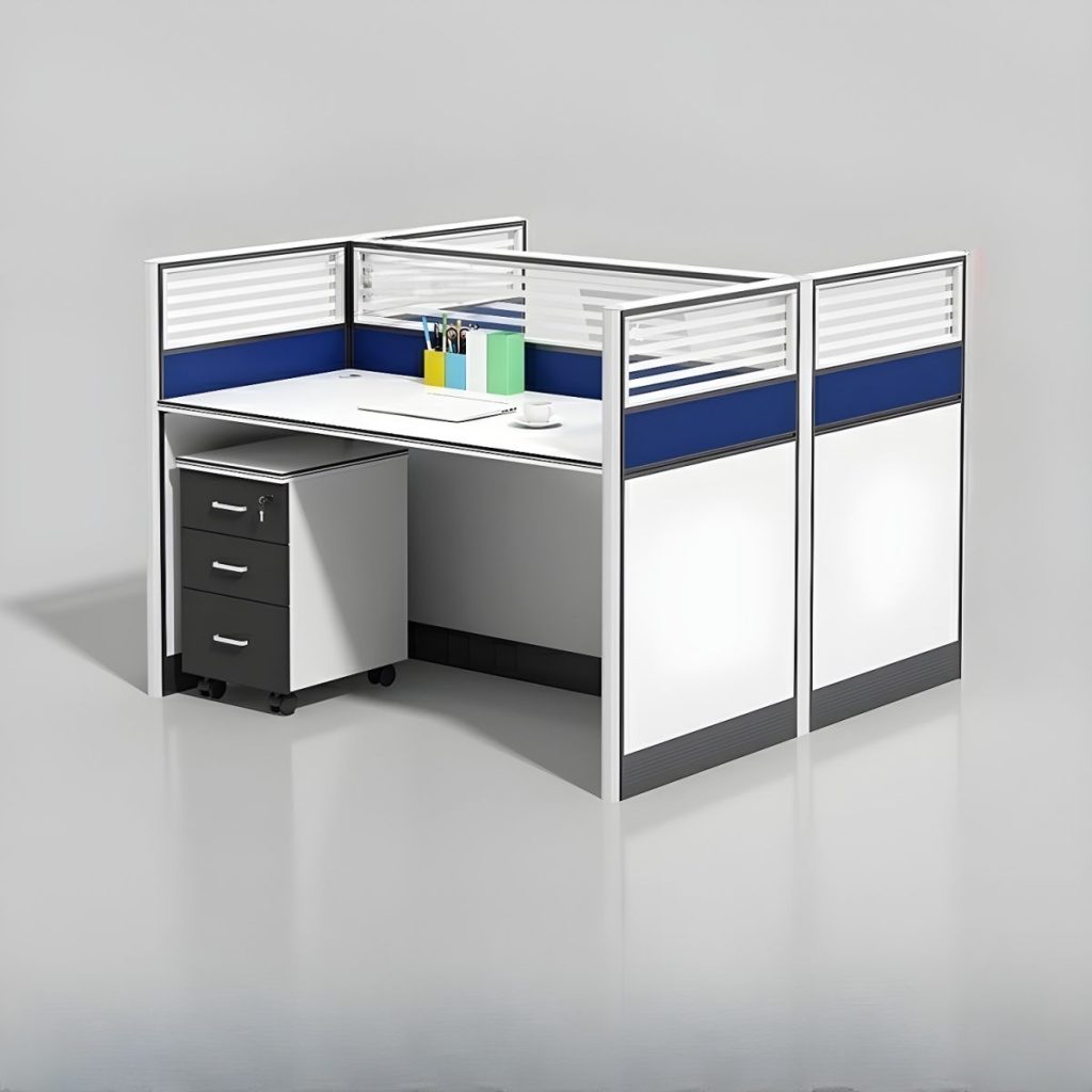 2-Way Modular Office Workstation – Nicmaa Furniture