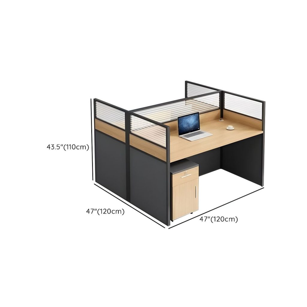 2-Way Modular Office Workstation – Nicmaa Furniture