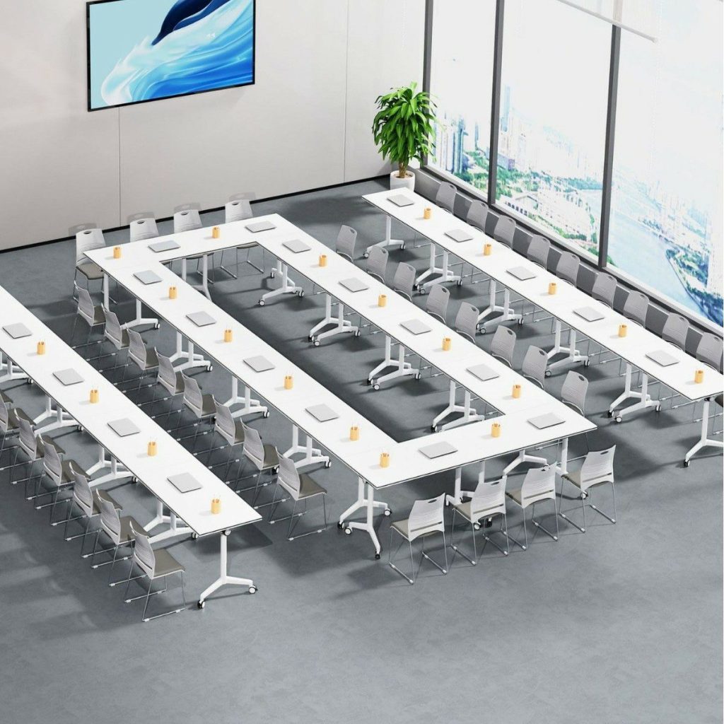 Movable Foldable Training/Boardroom Office Table – Nicmaa Furniture