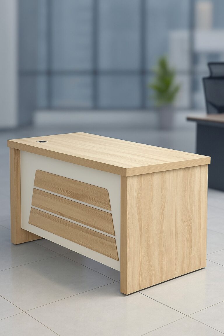 1400MM Executive Office Desk With Movable Side Drawer – Nicmaa Furniture