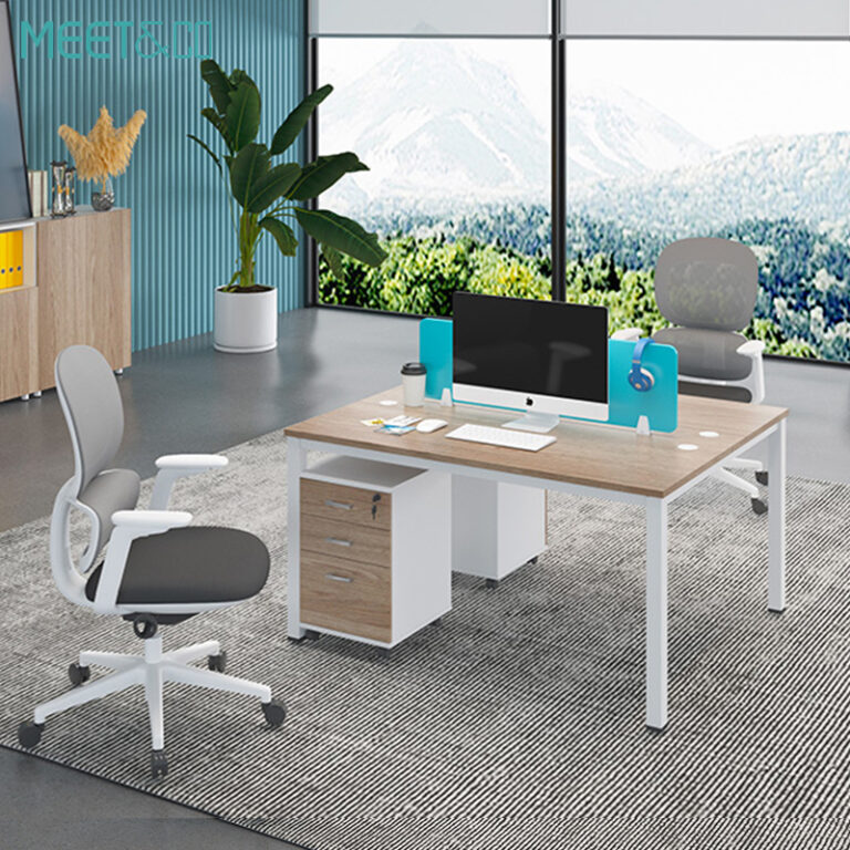 2-Way Modular Simple Modern Office Workstation – Nicmaa Furniture
