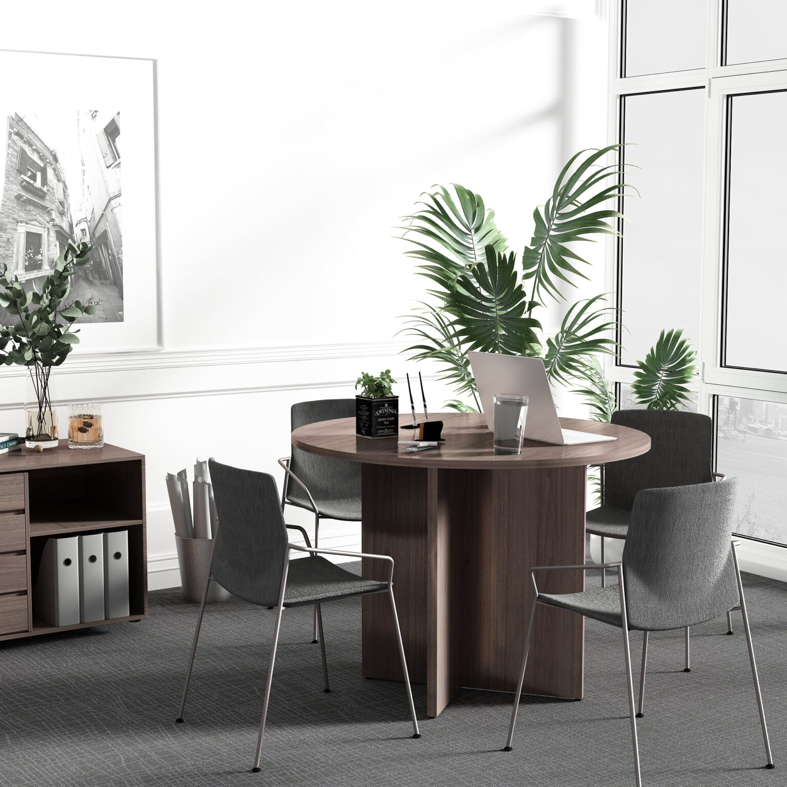 Round Conference/Boardroom Office Table – Nicmaa Furniture