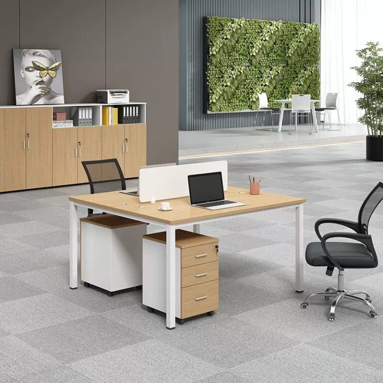 2-Way Modular Simple Modern Office Workstation – Nicmaa Furniture