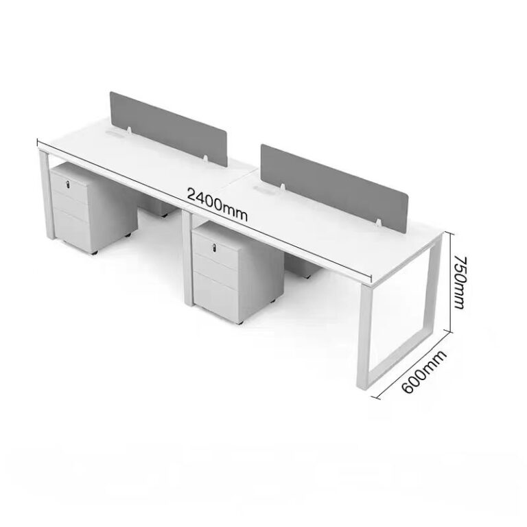 4-Way Dual Office Workstation – Nicmaa Furniture
