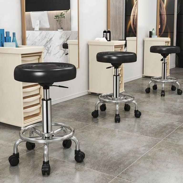 Height Adjustable Rolling Hydraulic Office Stool – Nicmaa Furniture
