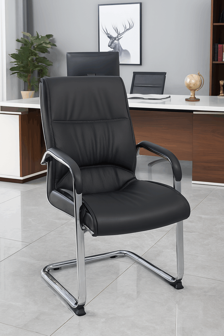 Executive Black Visitor Office Seat – Nicmaa Furniture