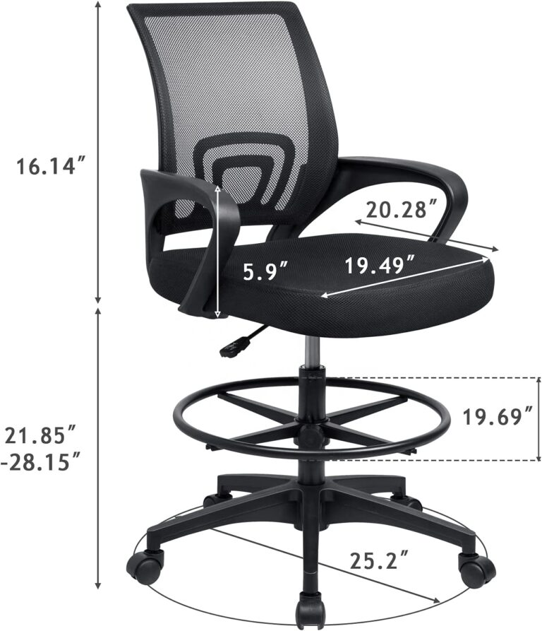 High Counter Cashier Mesh Back Office Seat – Nicmaa Furniture