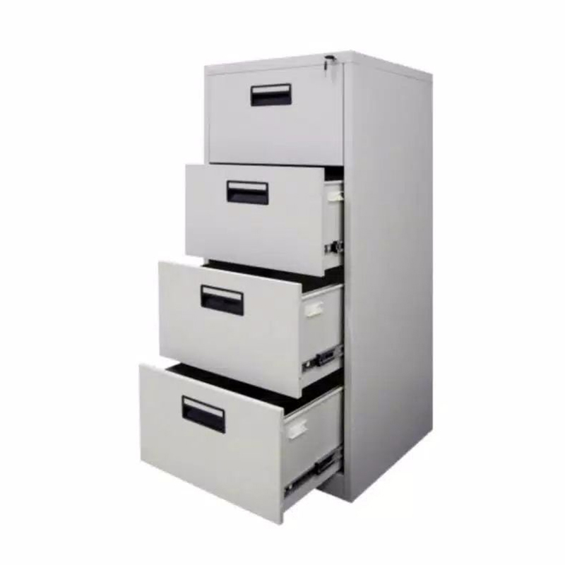 4-Drawer Central Lock Metallic Office Filling Cabinet – Nicmaa Furniture